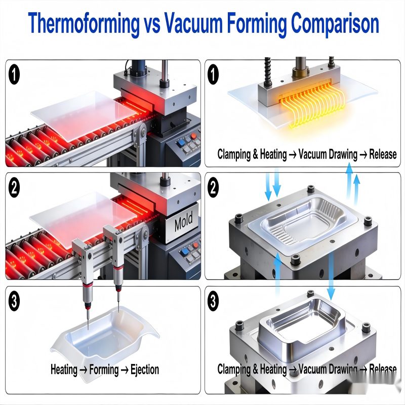 Thermoforming vs Vacuum Forming: What are the Differences?